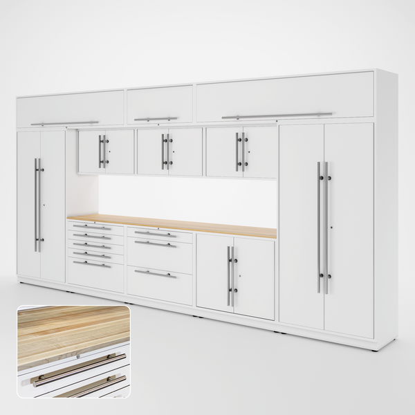 LUX Cabinets – 16 ft set – MAX – Overheads – Proslat Canada