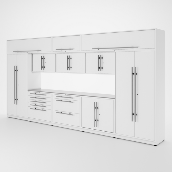 LUX Cabinets – 16 ft set – MAX – Overheads – Proslat Canada
