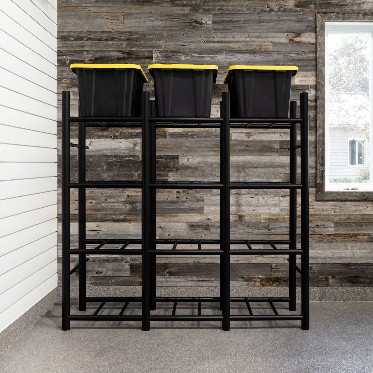 Bin Warehouse Heavy-Duty 12 tote Rack